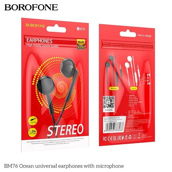 Tai nghe dây Borofone BM76