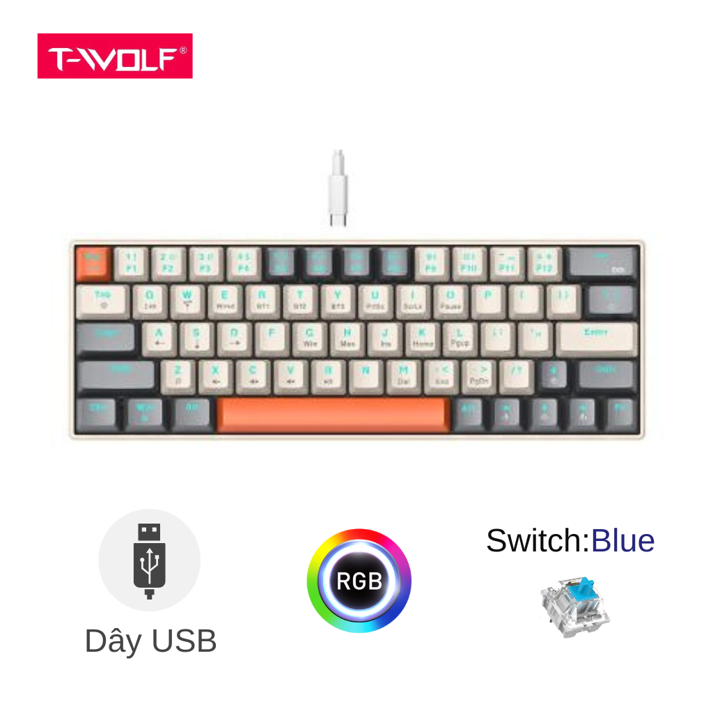 **Bàn phím cơ Twolf T30