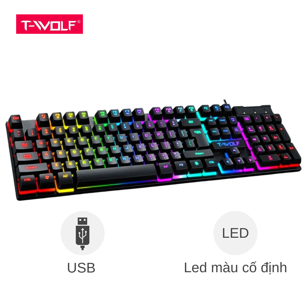 **Bàn phím dây TWoft T20