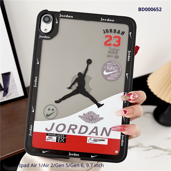 Ốp Ipad Air 1/Air 2/Gen 5/Gen 6, 9.7 inch inch lưng nhám Jordan nút mà