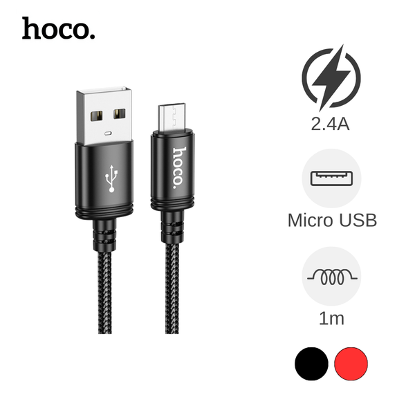 **Cáp sạc Micro Hoco X89 1m