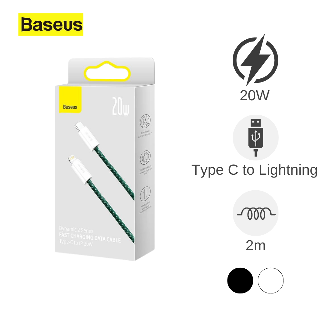 Cáp Type C To Lightning Baseus Dynamic 20w 2m