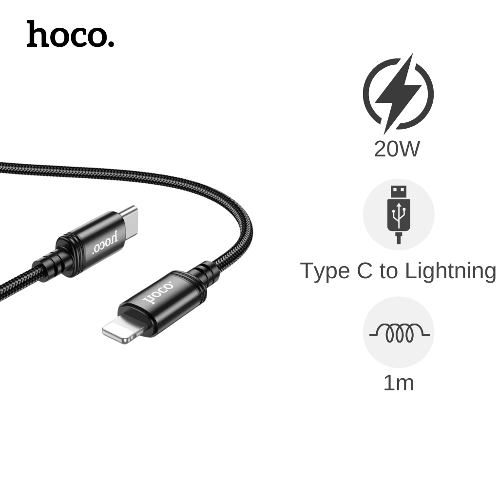 **Cáp Type C to Lightning Hoco X89 1m