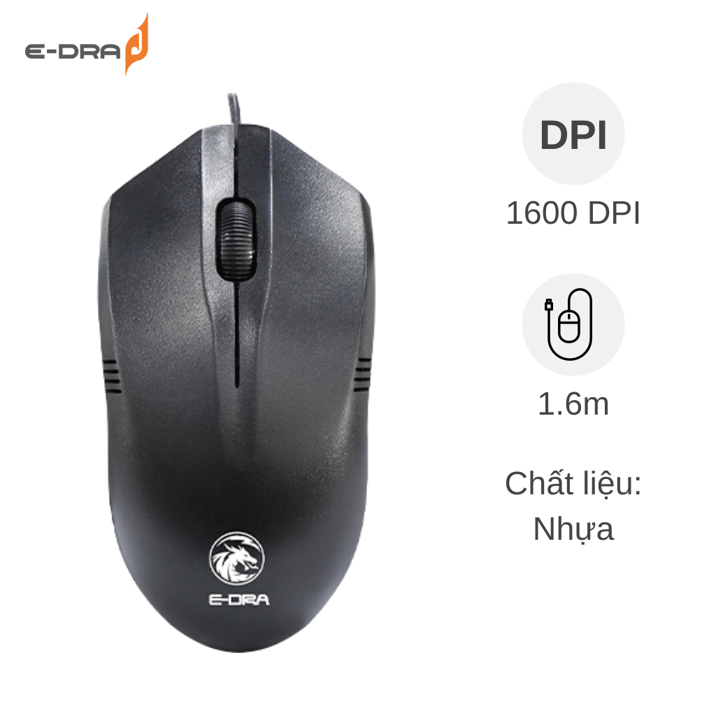 **Chuột dây EDra EM601