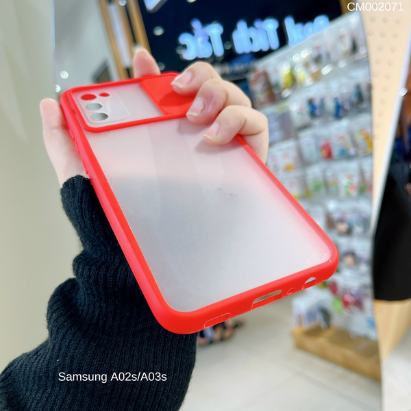 **Ốp SS A02s/A03s Lưng nhám nắp đậy Camera loại 2