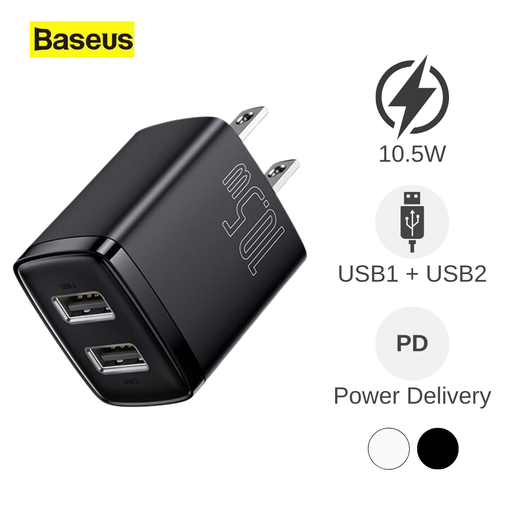 Cóc sạc Baseus Compact 2U 10.5W