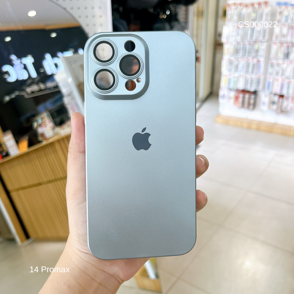 Ốp IP 14 Pro Max lưng nhám màu bảo vệ camera IRIS