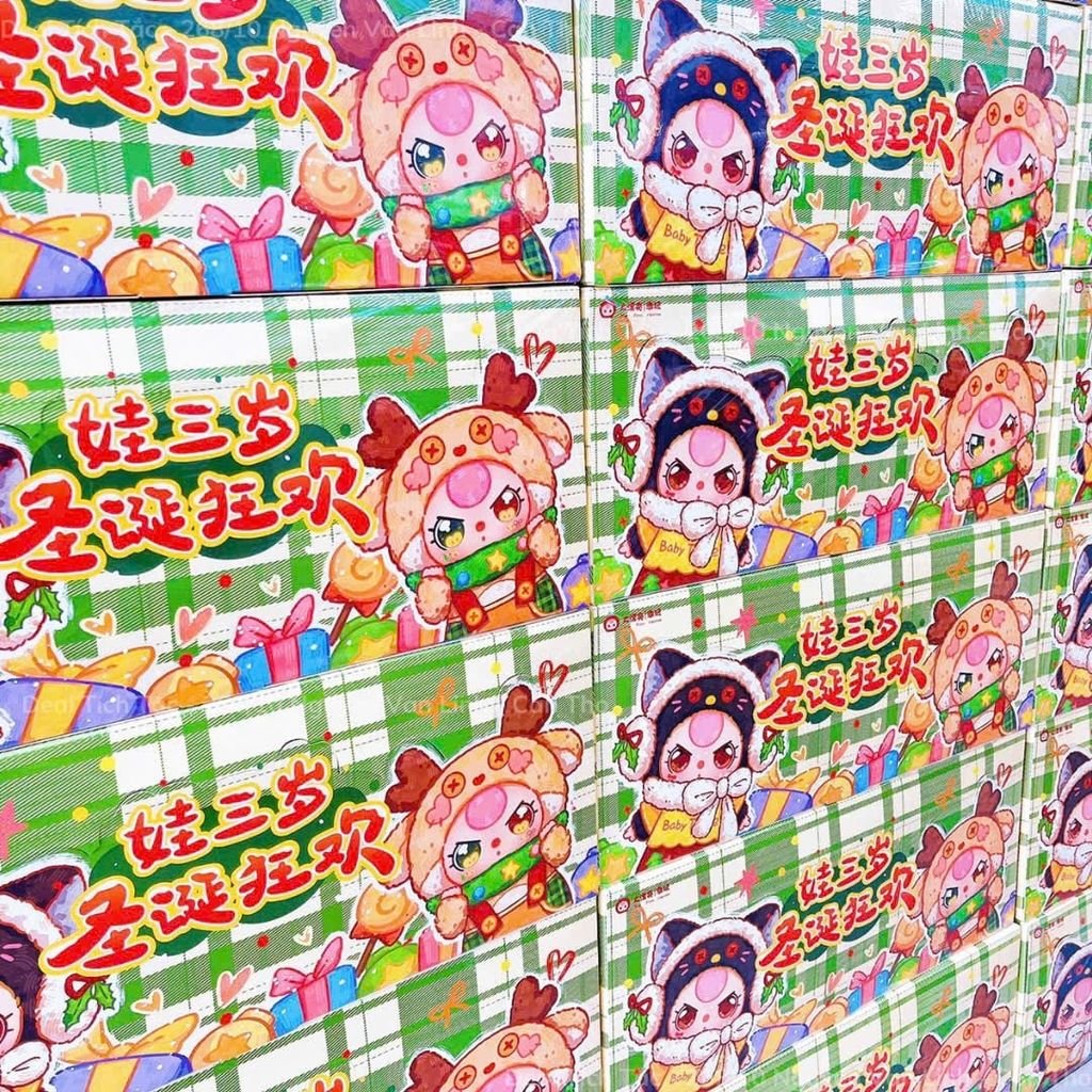 ** Hộp Random Baby Three Giáng Sinh Noel Mini