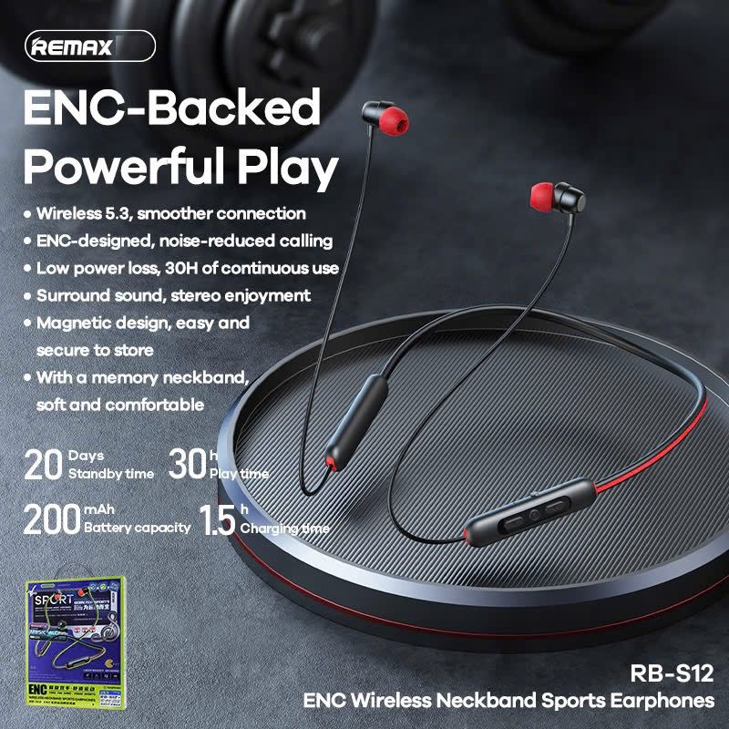 Tai nghe Bluetooth Remax RB-S12