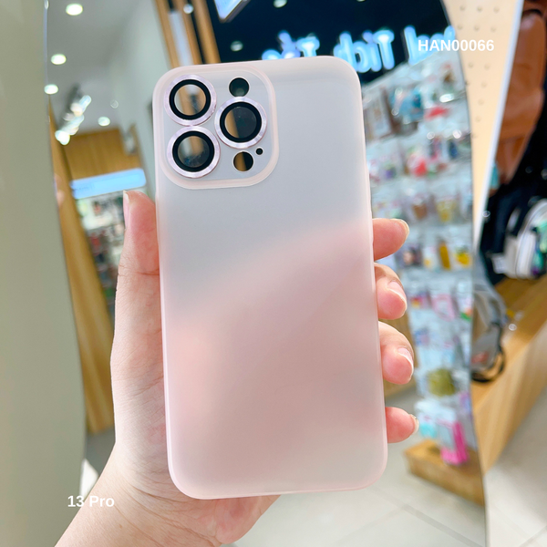 **Ốp IP 13 Pro Siêu Mỏng màu bảo vệ camera