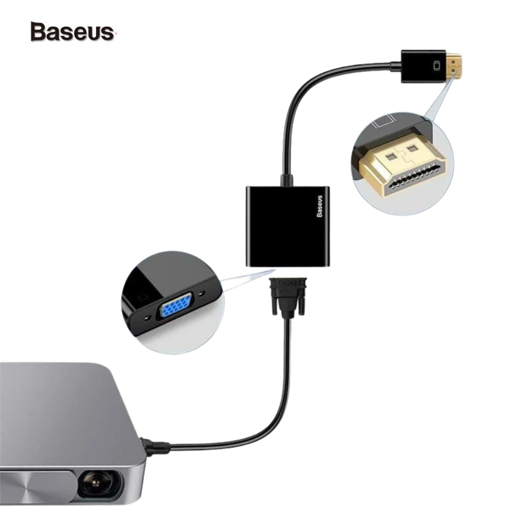 Hdmi to Vga Baseus có audio