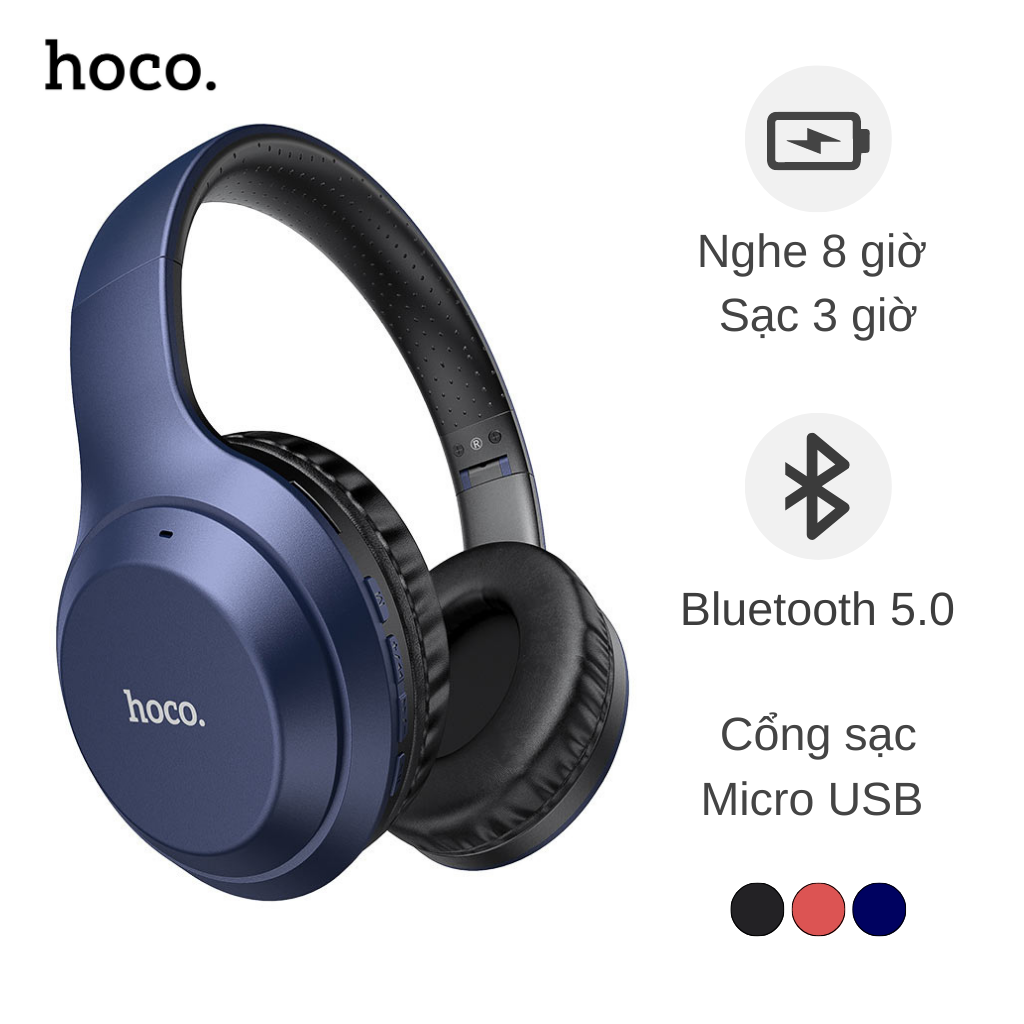 **Headphone Bluetooth Hoco W30