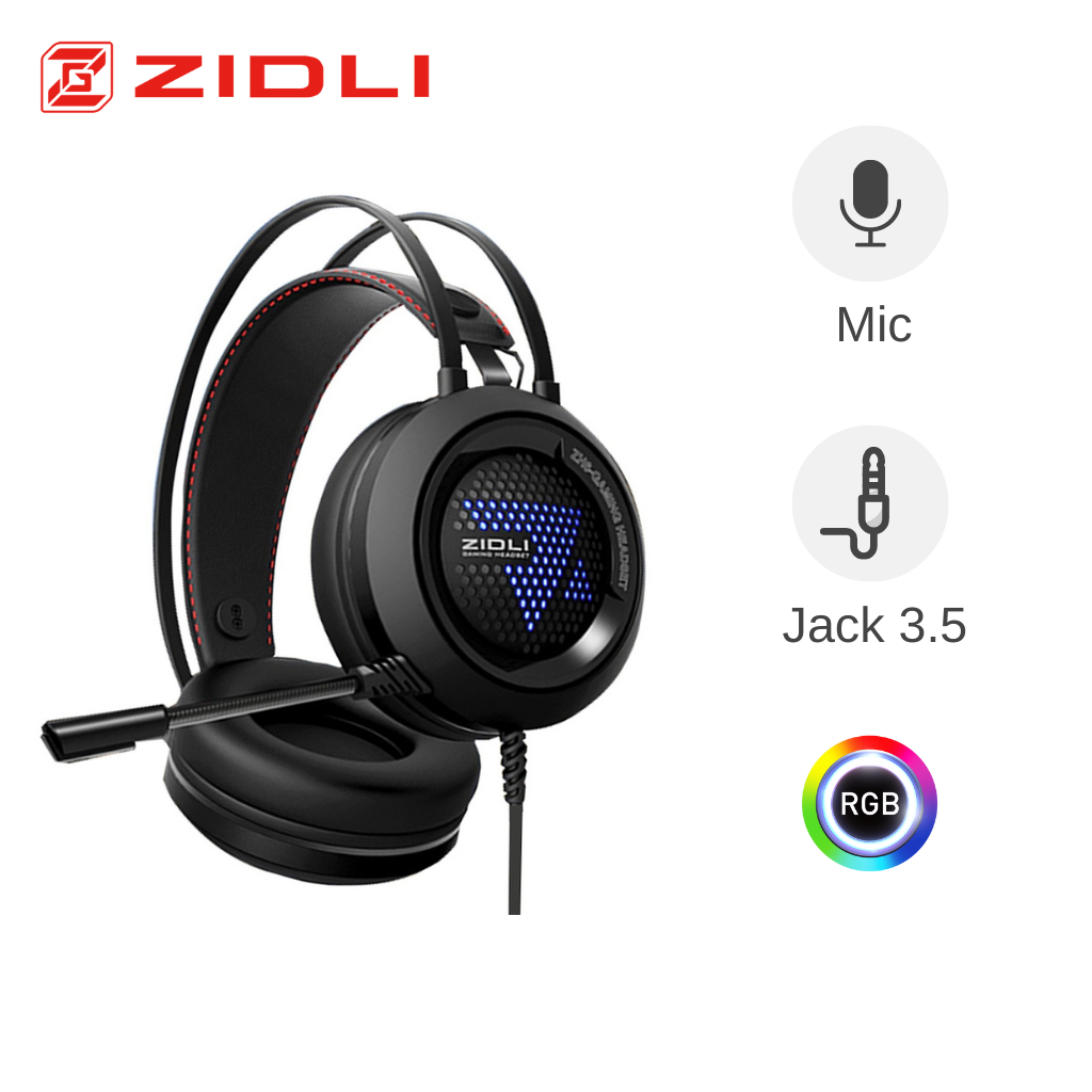 **Headphone dây Gaming Zidli ZH6