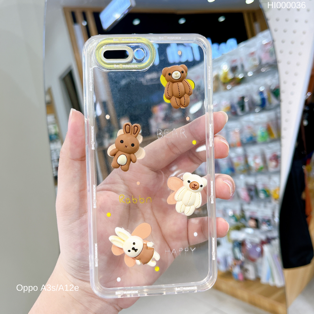 Ốp Oppo A3s/A12e Dẻo hình đính Sticker