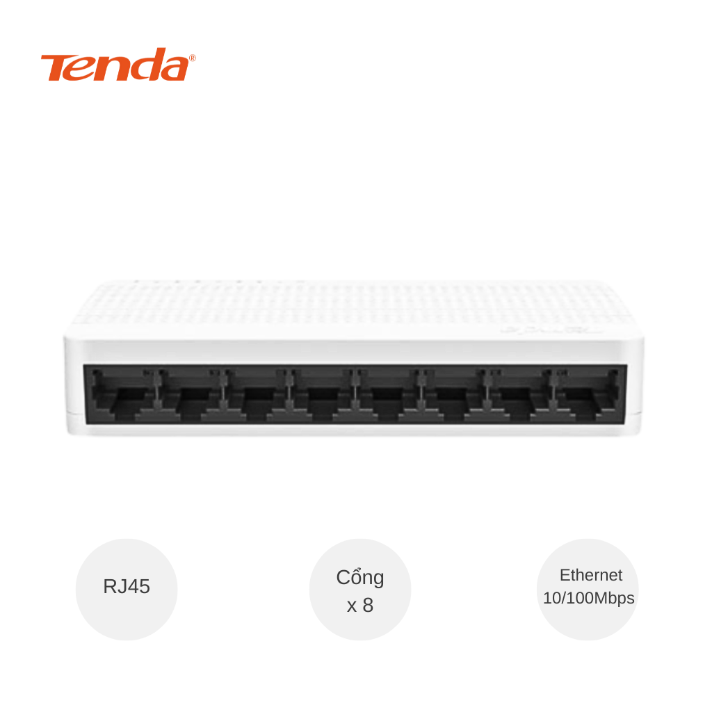 **Hub Tenda 8 port