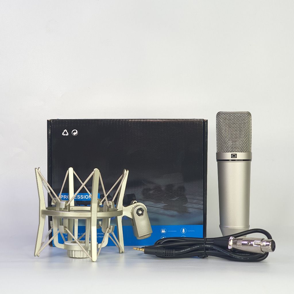 Micro thu âm U87 cổng 3.5mm