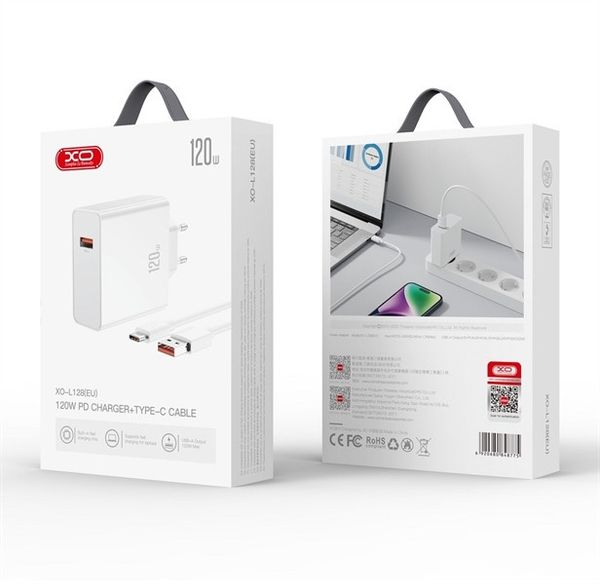 Bộ sạc Type C XO L128 120W