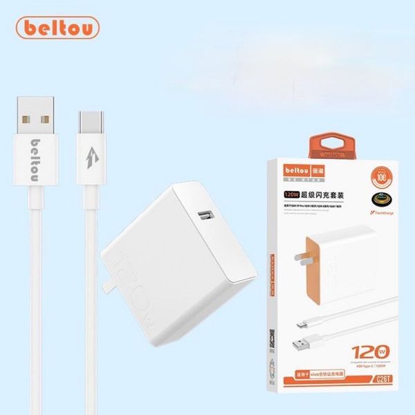 Bộ sạc Type C Beltou C26T 120W chuyên Vivo