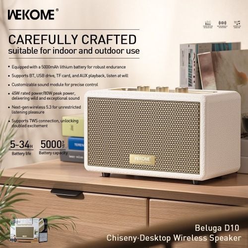 Loa Bluetooth Wekome Beluga D10