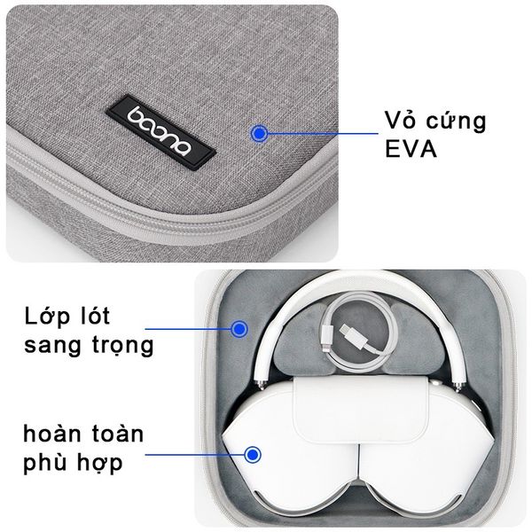 Hộp đựng Headphone/AirPods Max Boona