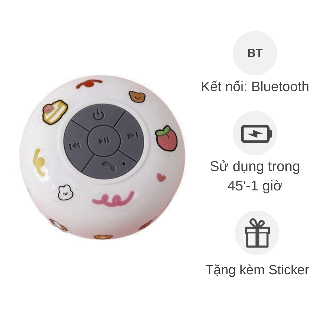 Loa bluetooth dán sticker