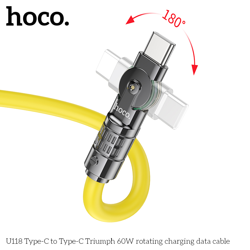 Cáp Type C to Type C Hoco U118 1.2m