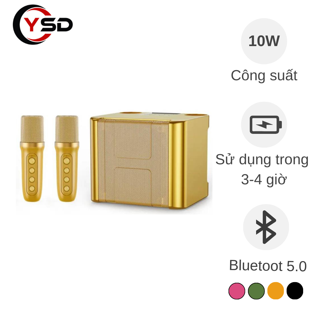 **Loa Bluetooth kèm 2mic YS111