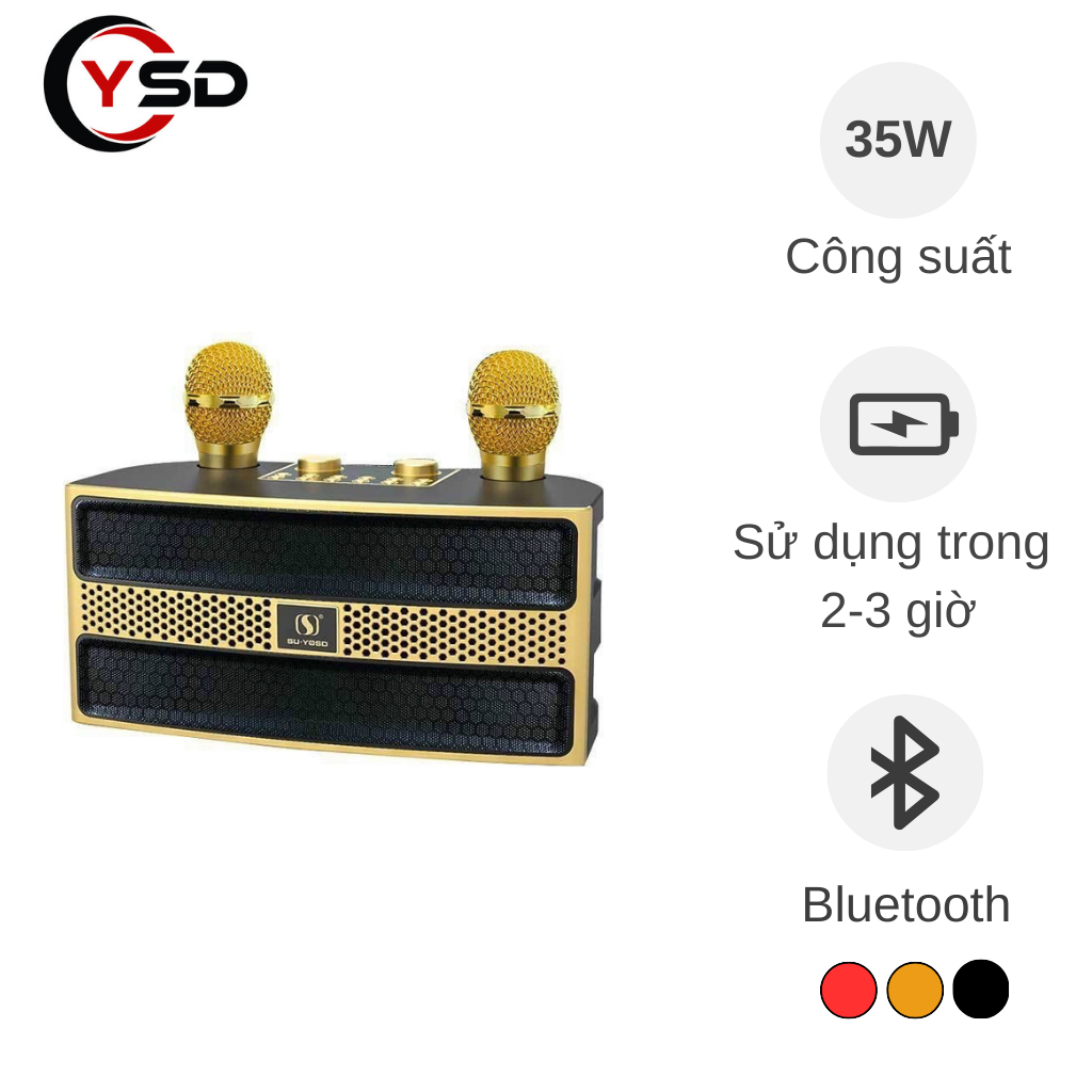 Loa kèm 2 mic YS202