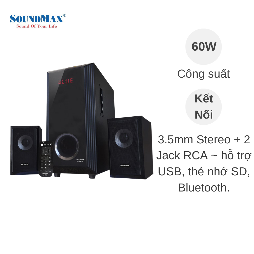 **Loa Soundmax A2118 2.1