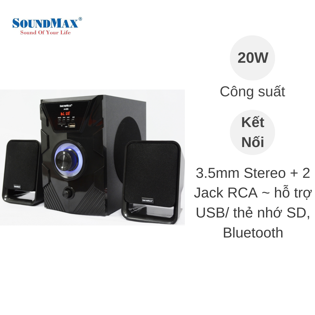 **Loa SoundMax A826 2.1