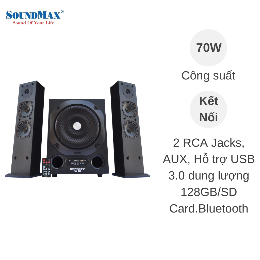 **Loa Soundmax AW300 2.1