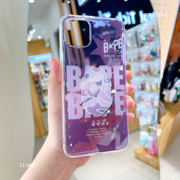 Ốp IP 11 Pro Max giả kính hình viền dẻo trong