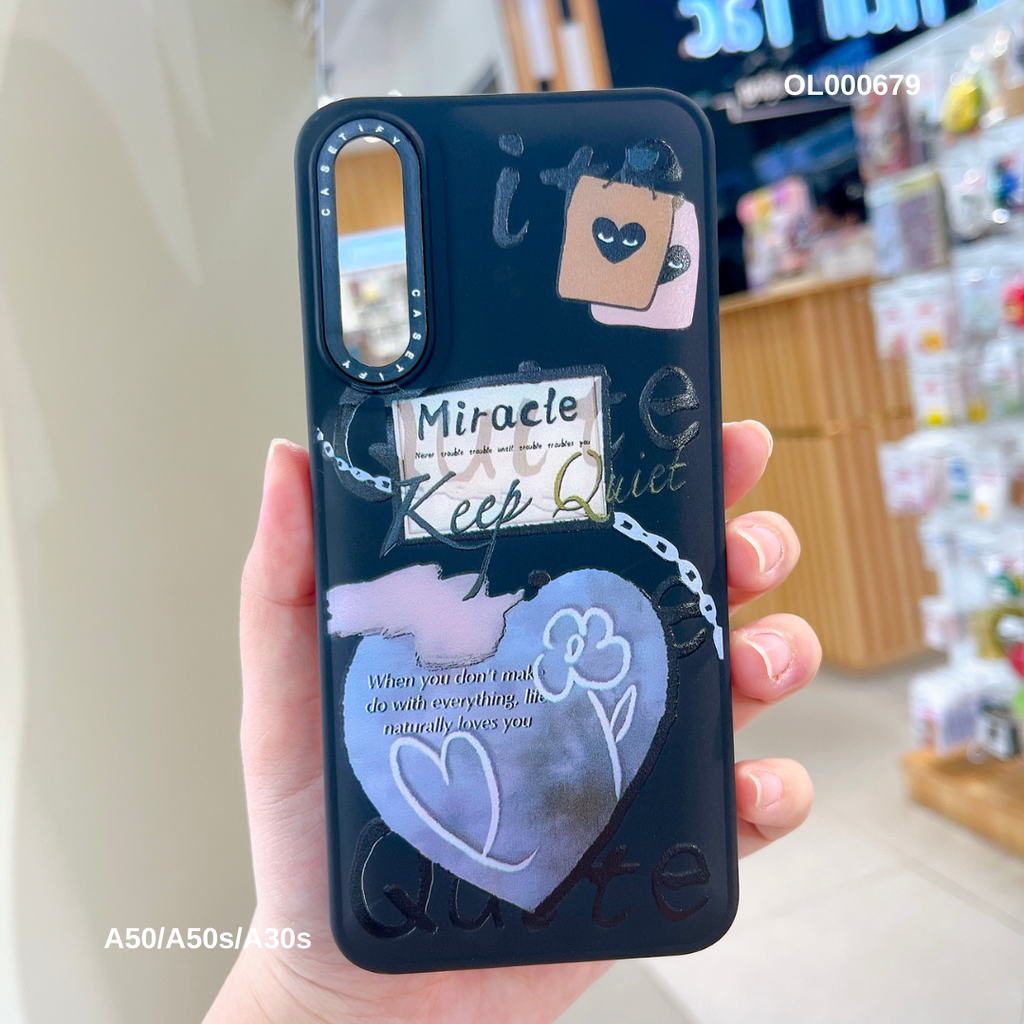 **Ốp SS A50/A50s/A30s dẻo in gân nhám nhiều hình