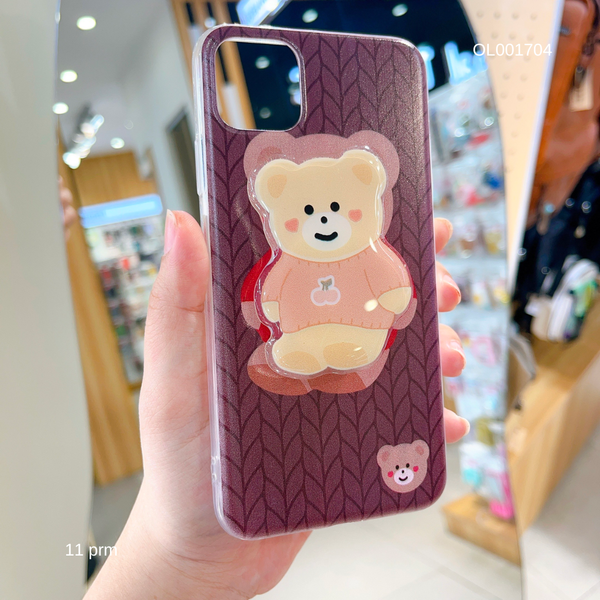 Ốp IP 11 Pro Max dẻo trong nhiều hình kèm Pop