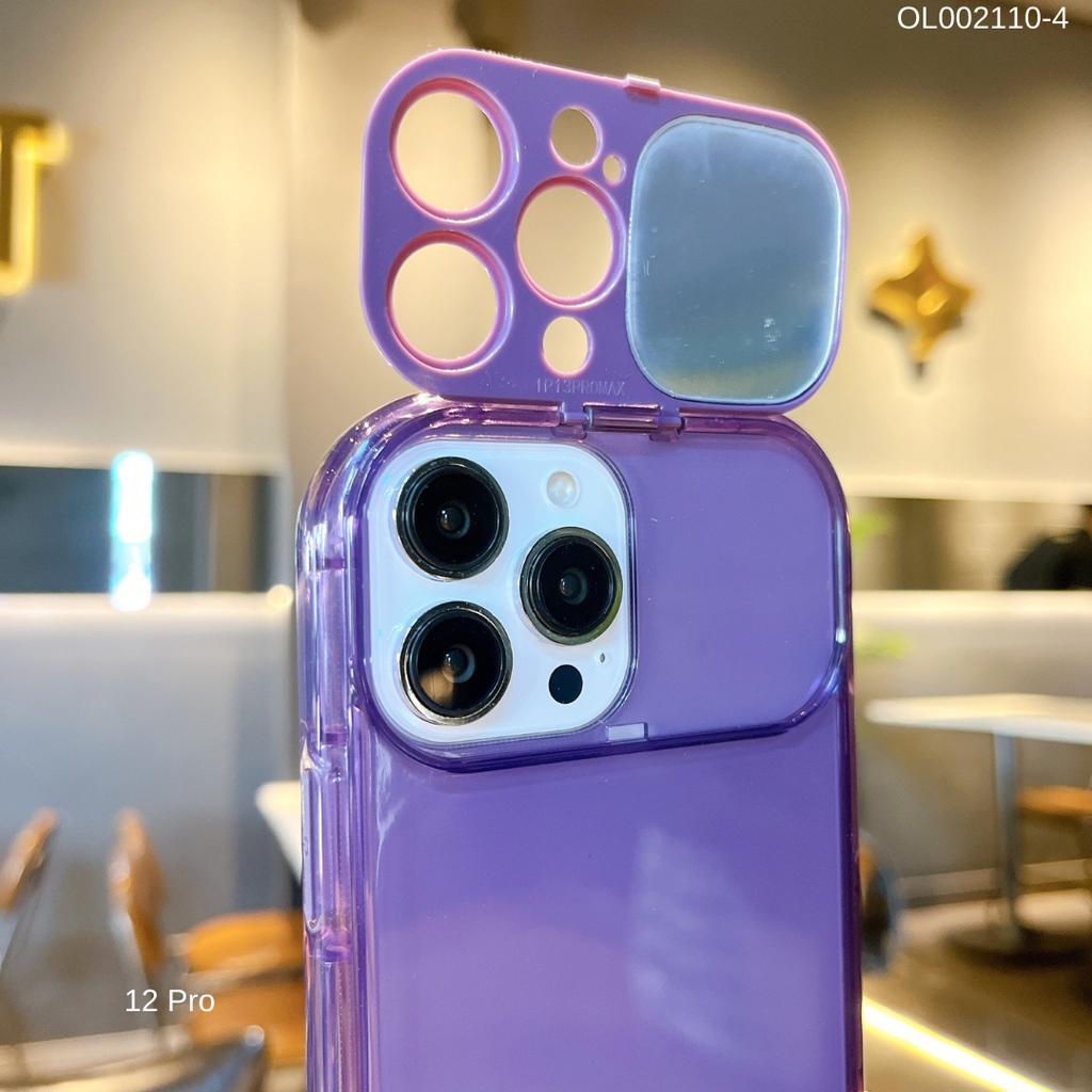ỐP IP 12 Pro dẻo màu trong camera gương