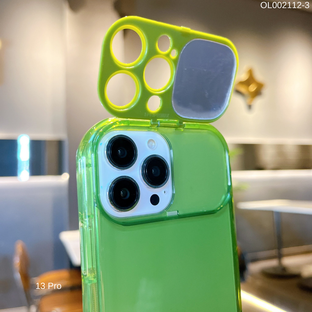 ỐP IP 13 Pro dẻo màu trong camera gương