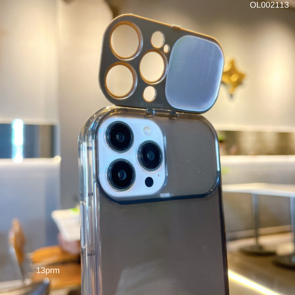 ỐP IP 13 Pro Max dẻo màu trong camera gương
