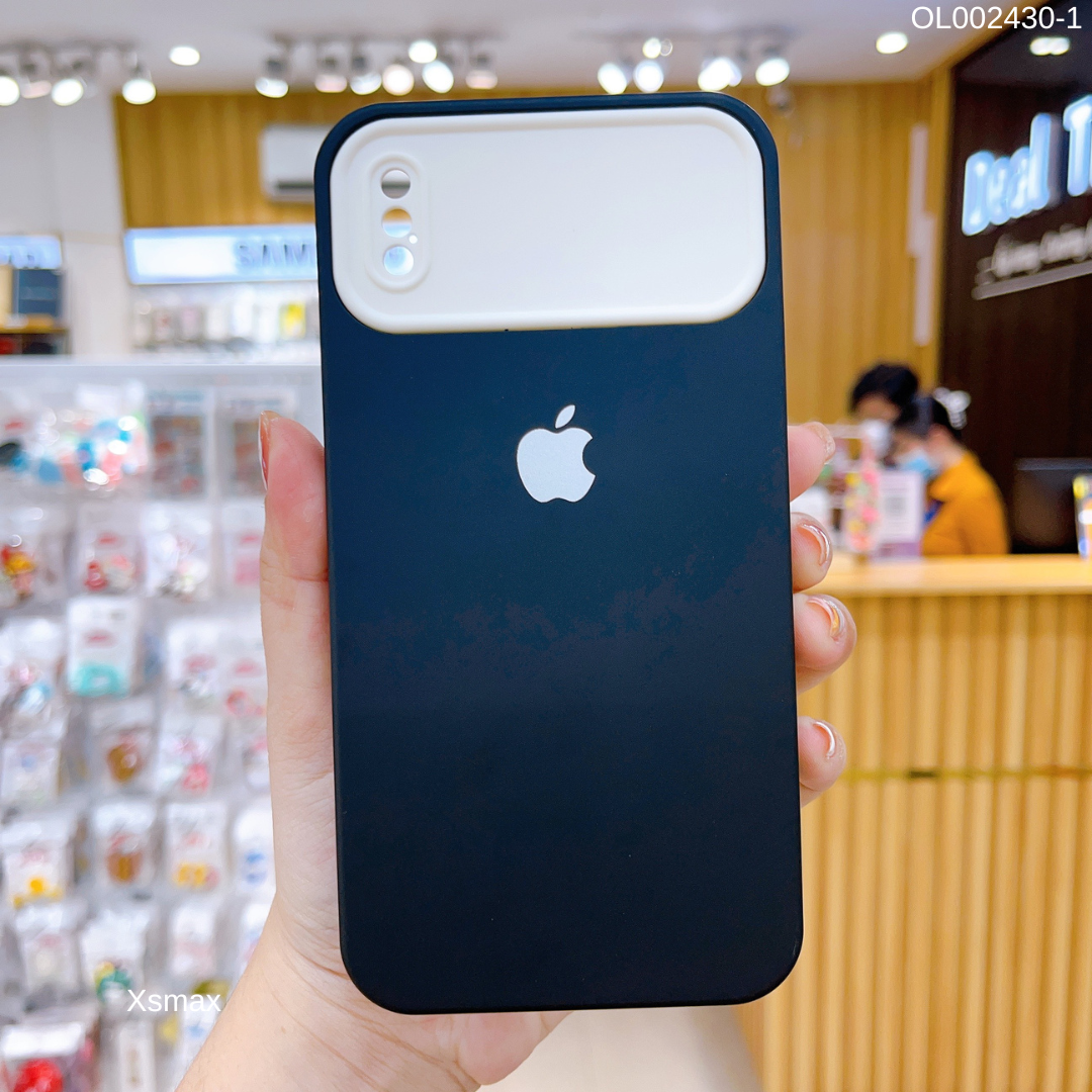 Ốp IP Xs Max lưng cứng phổi màu camera