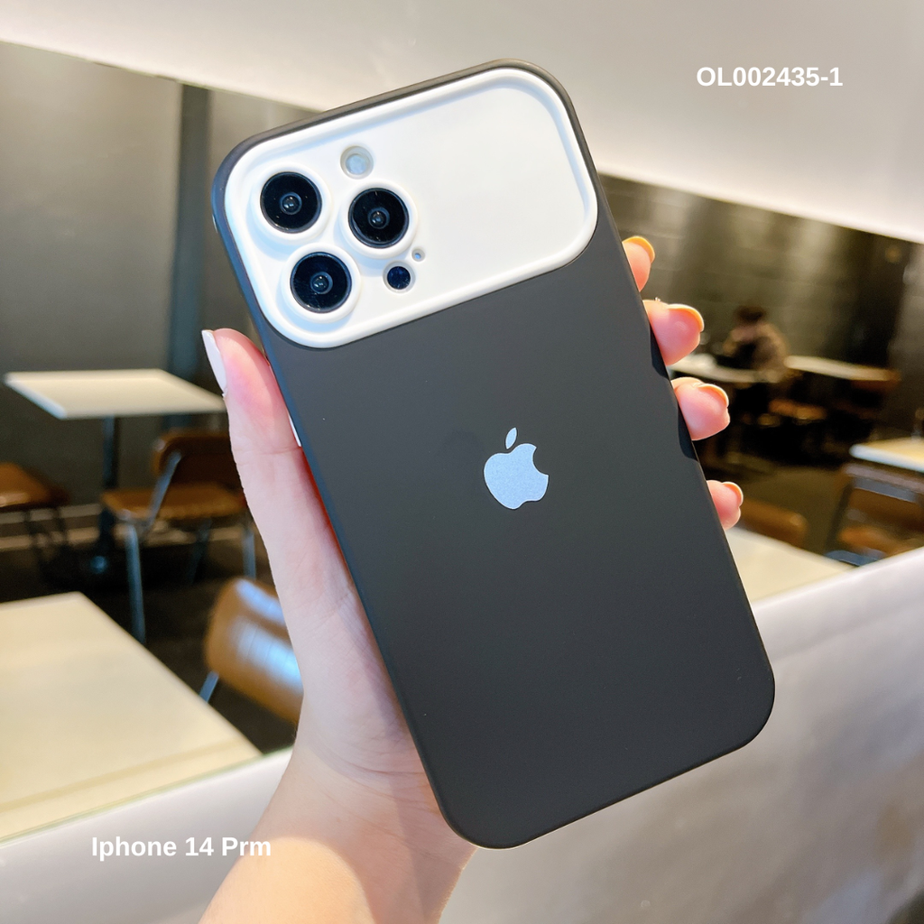 Ốp IP 14 Pro Max lưng cứng phổi màu camera