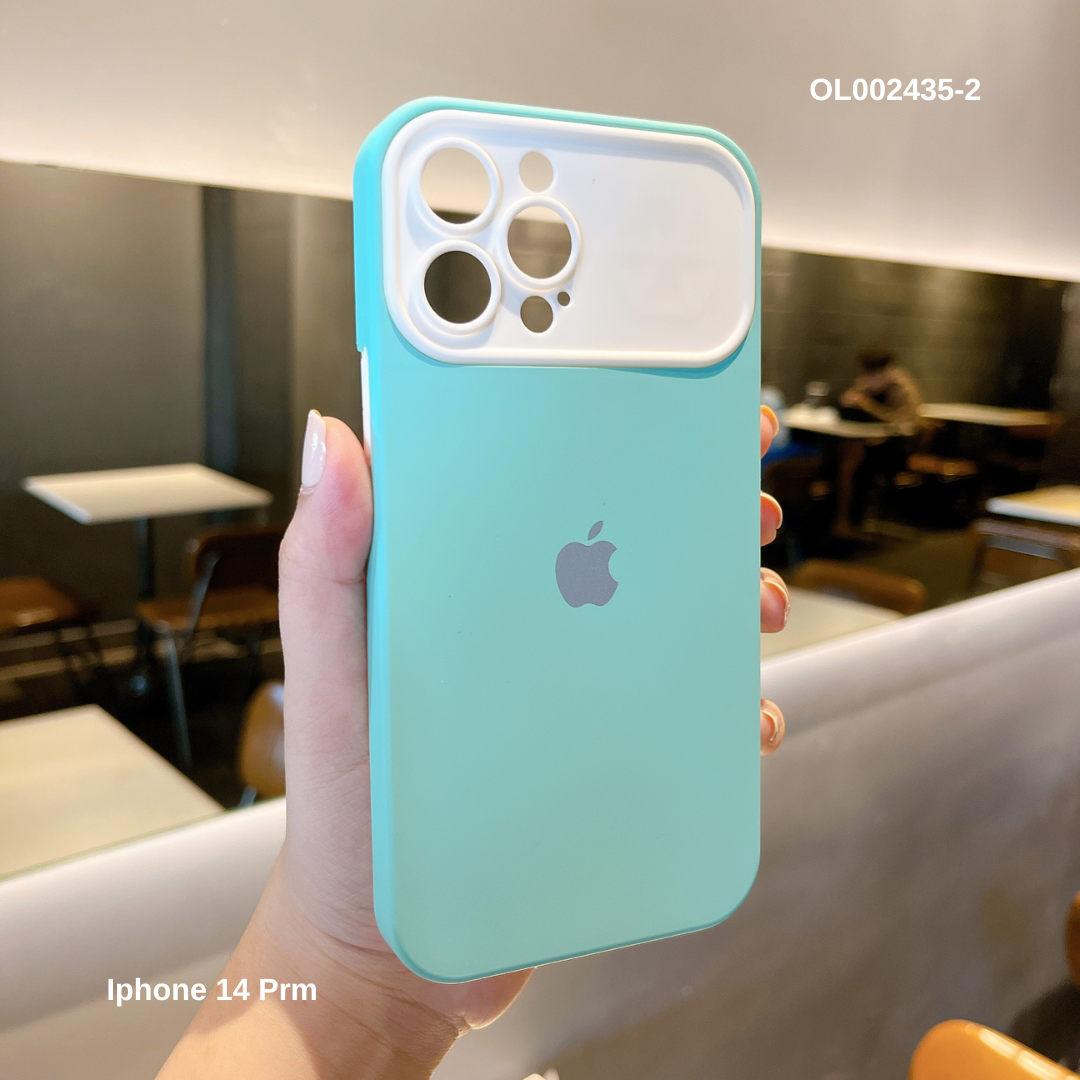 Ốp IP 14 Pro Max lưng cứng phổi màu camera
