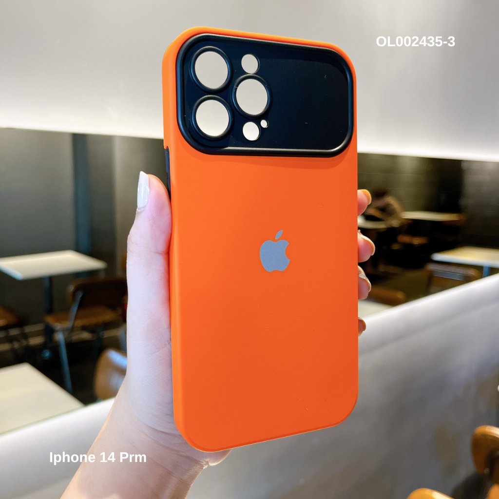 Ốp IP 14 Pro Max lưng cứng phổi màu camera