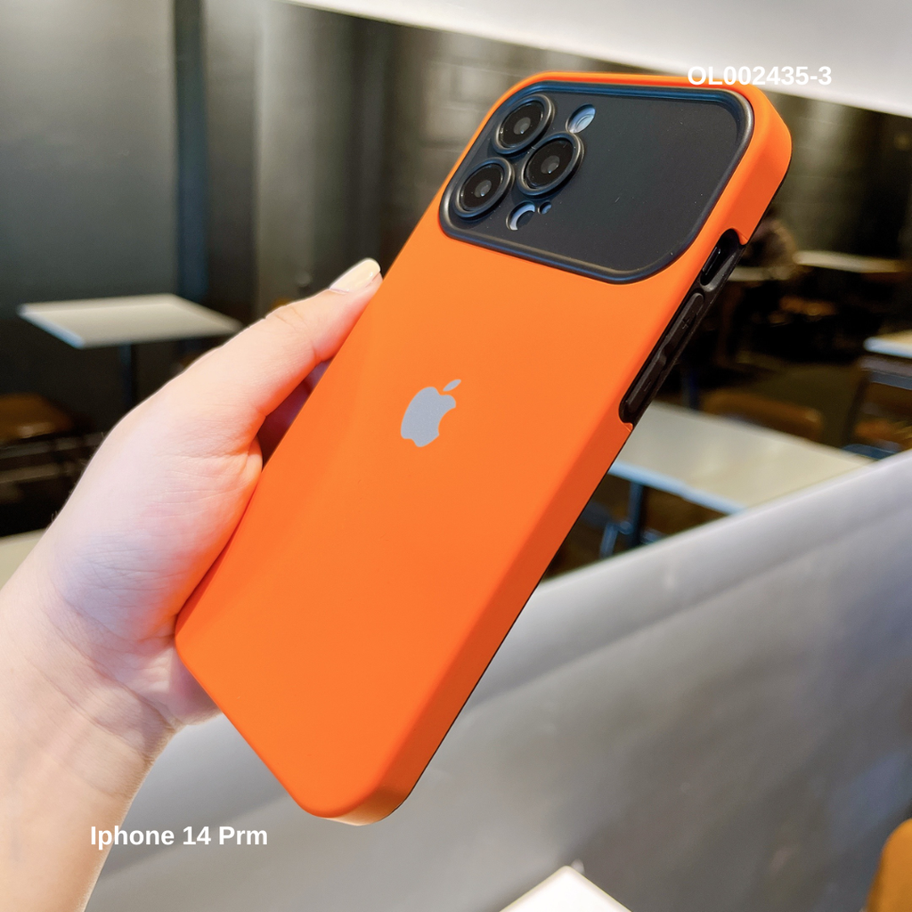 Ốp IP 14 Pro Max lưng cứng phổi màu camera