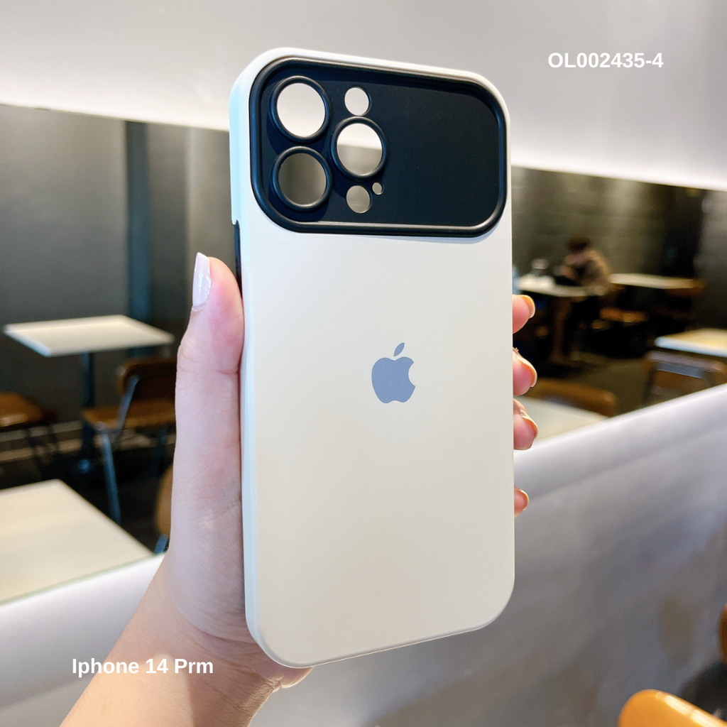 Ốp IP 14 Pro Max lưng cứng phổi màu camera