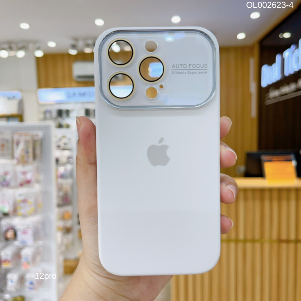 **Ốp IP 12 Pro Silicon bảo vệ camera