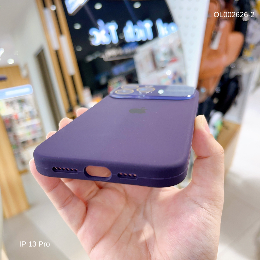 **Ốp IP 13 Pro Silicon bảo vệ camera