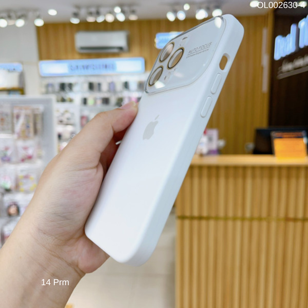 **Ốp IP 14 Pro Max Silicon bảo vệ camera