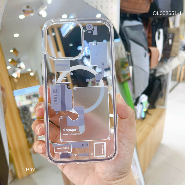Ốp IP 11 Pro Max Họa tiết Spigen từ tính