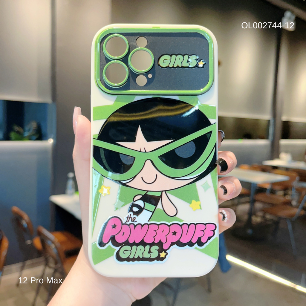 Ốp IP 12 Pro Max Silicon giả phối camera