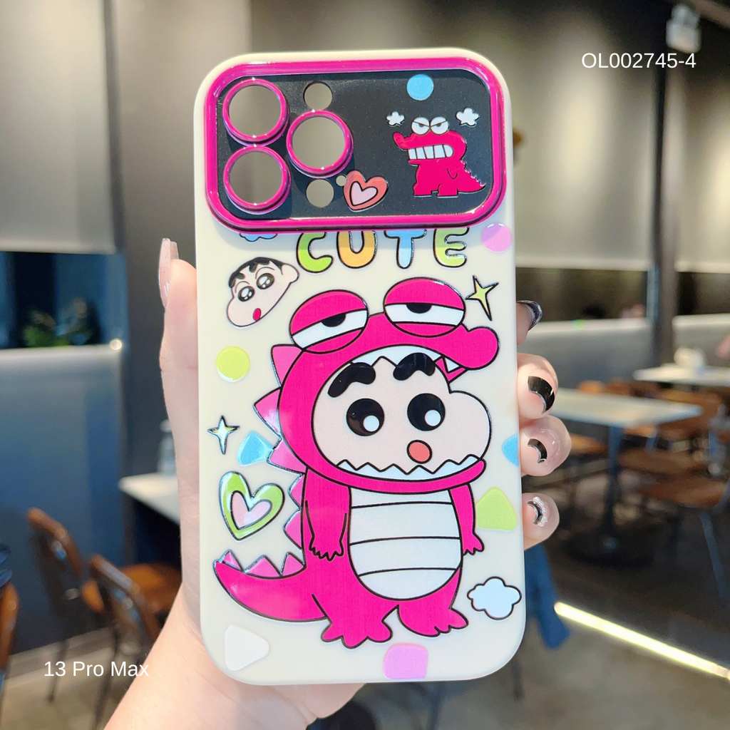 Ốp IP 13 Pro Max Silicon giả phối camera