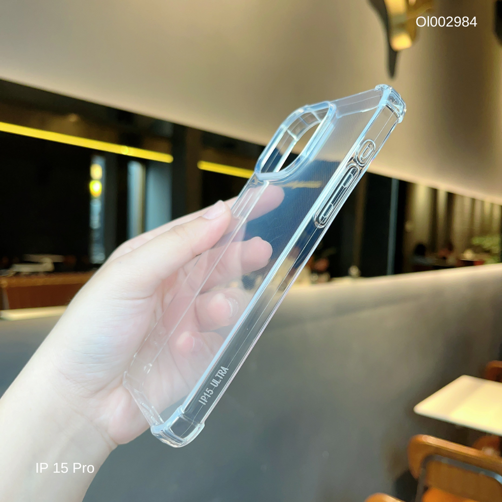 **Ốp IP 15 Pro Max chống sốc phát sáng